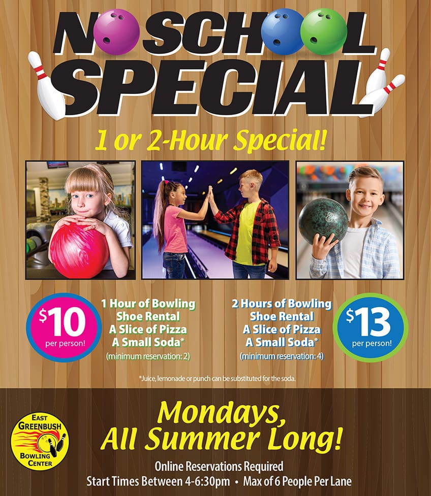Bowling Specials | Discounts | Cheap Entertainment | EG Bowl | East ...